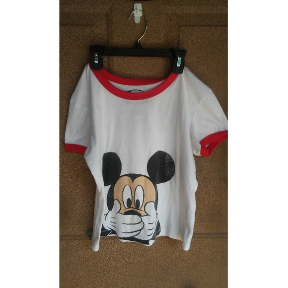 Disney | Tops | Disneys Mickey Mouse Crop Top | Poshmark